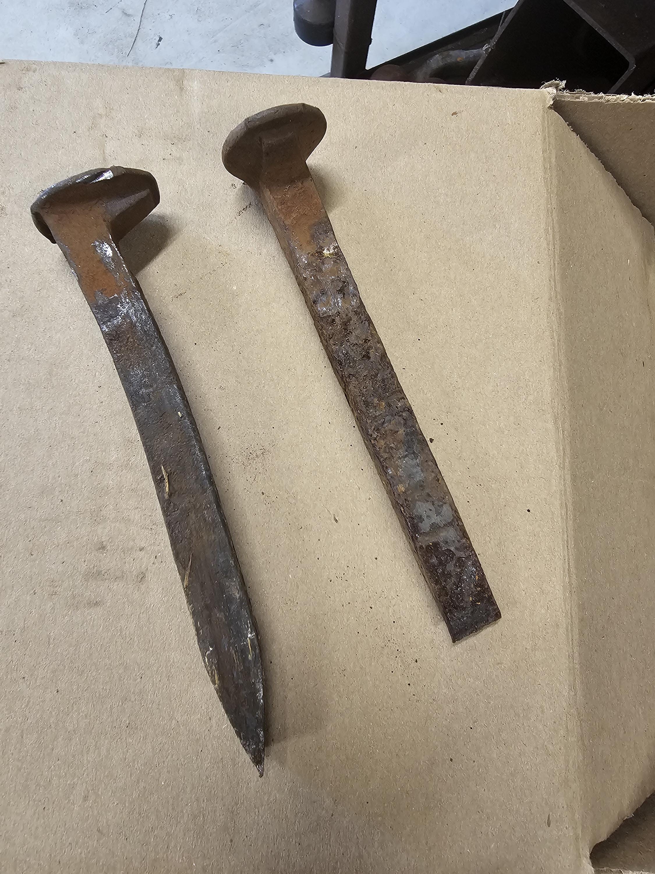 10 Pc Rusty Used Railroad Spikes Nails for Crafts, Knives - Etsy