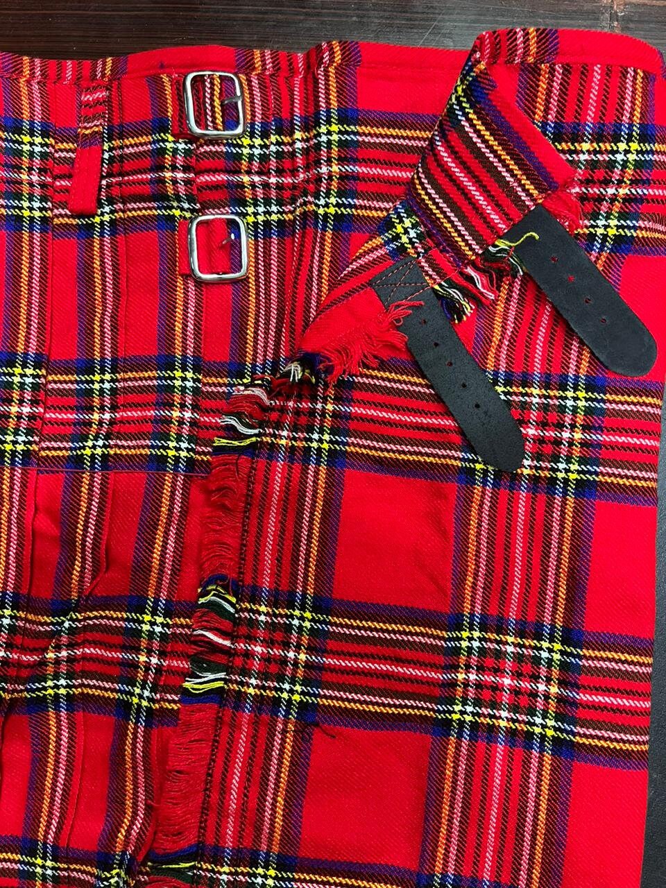 Punk/Goth/Emo Fashion Statement Tartan Long Split Skirt