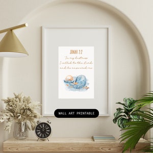 Jonah and the Fish, Nursery- Instant Digital Download - Etsy