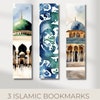 Islamic Bookmarks, Quranic Bookmark, Oriental Pattern Watercolor, Al ...