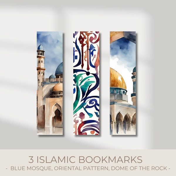 Islamic Bookmarks - Etsy