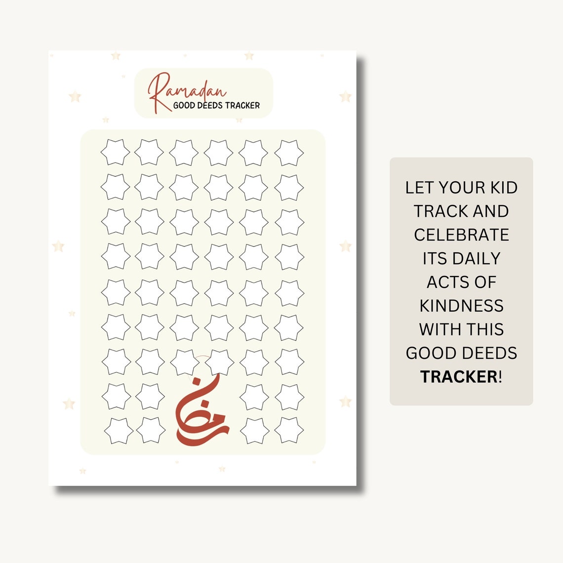 50 Ramadan Good Deeds Cards,ramadan Islamic Game,ramadan Kids ...