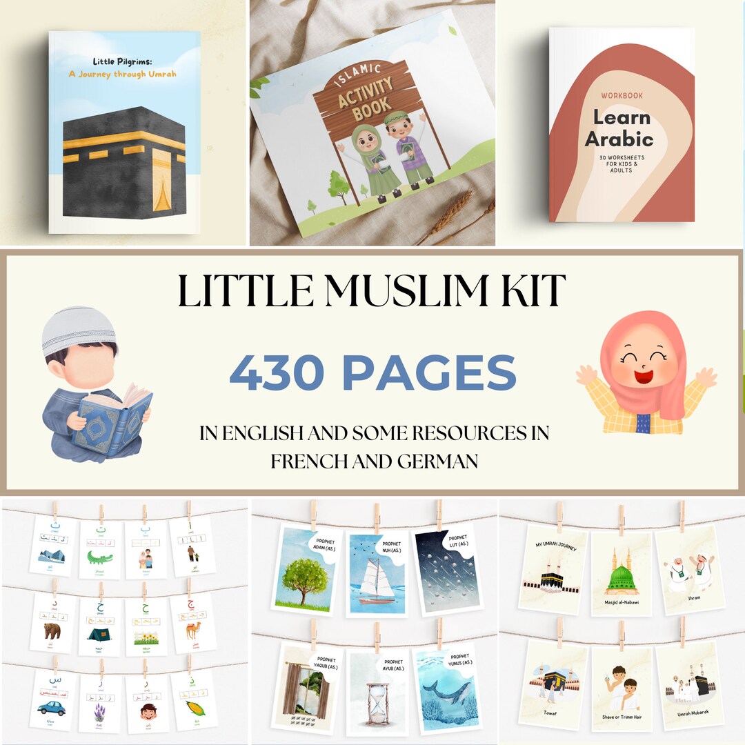 Islamic Activities for Kids, Islamic Activity Book, Arabic Resources ...