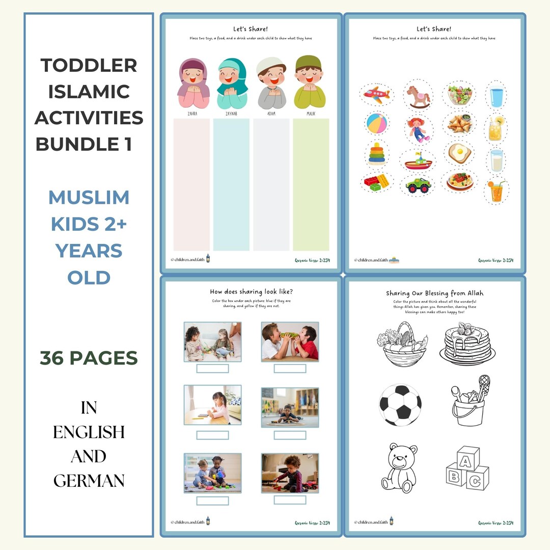 Little Islamic Book,early Islamic Learning,islamic Homeschool Activity ...