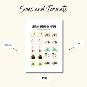 Umrah Islamic Memory Game, Umrah for Kids, Umrah Games, Umrah ...