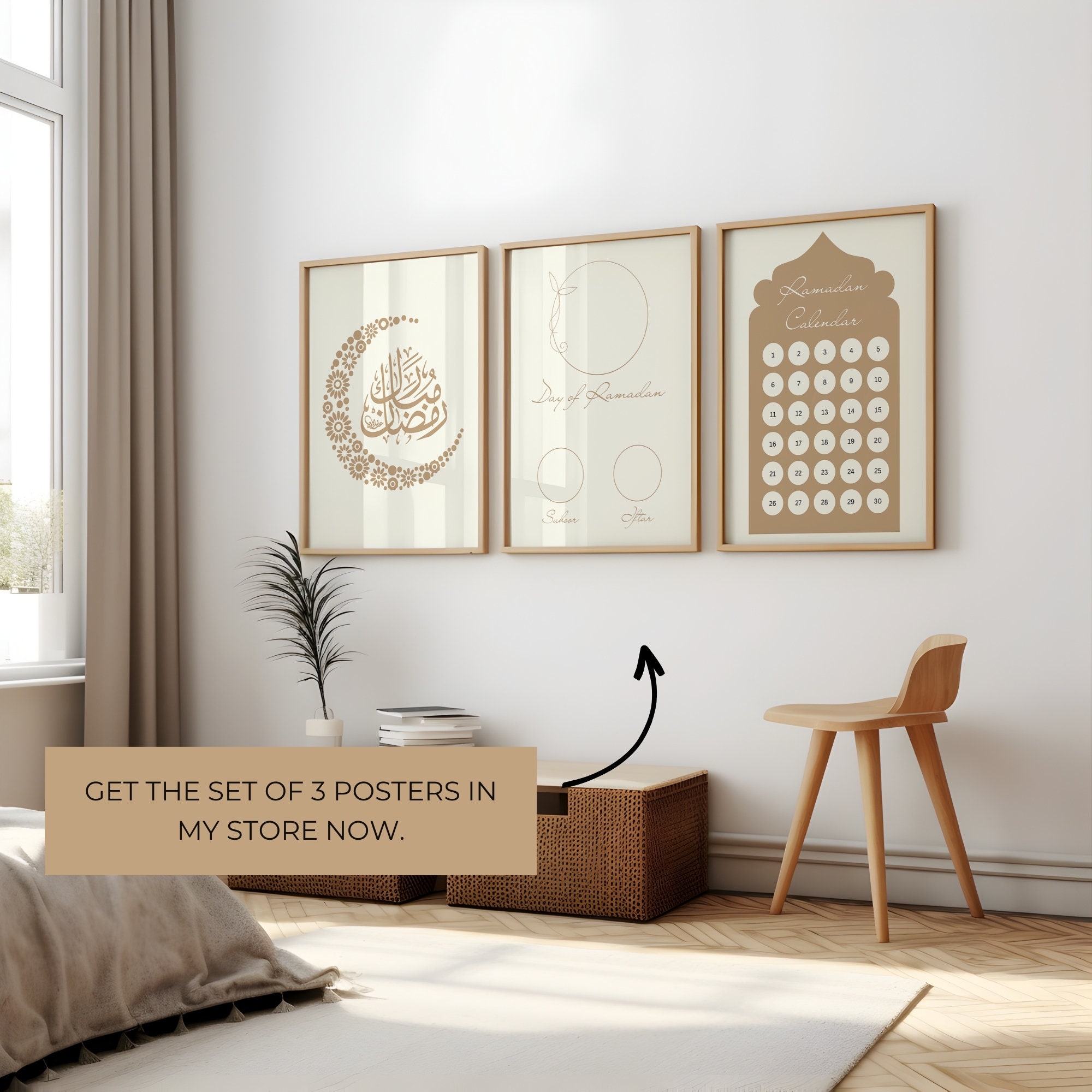 Ramadan Countdown Calendar, Countdown to Eid, Calendar Ramadan Print ...