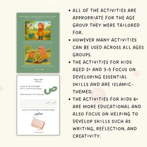 Educational Islamic Worksheets,eid Gift for Kids,coloring Book for ...
