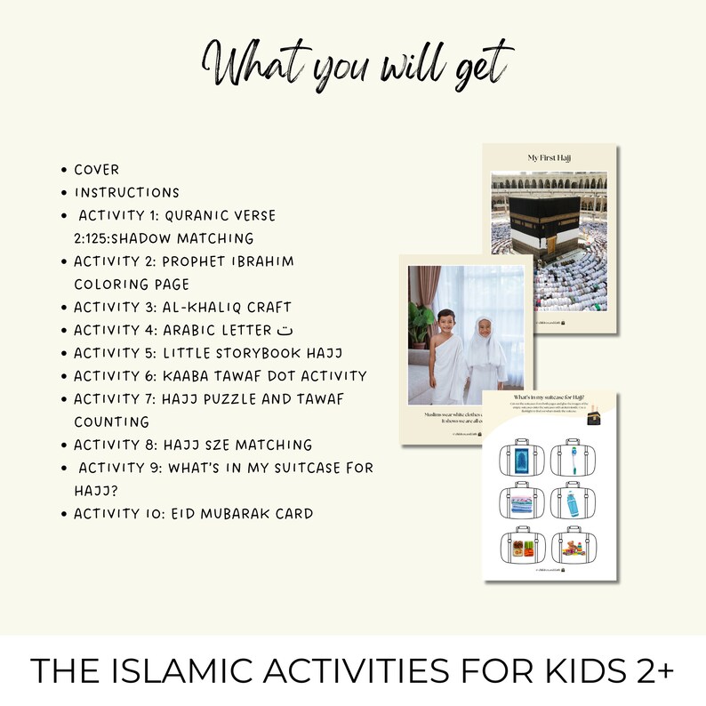 Hajj Kid, Islamic Activities for Kids, Muslim Kids Activity Hajj Crafts ...