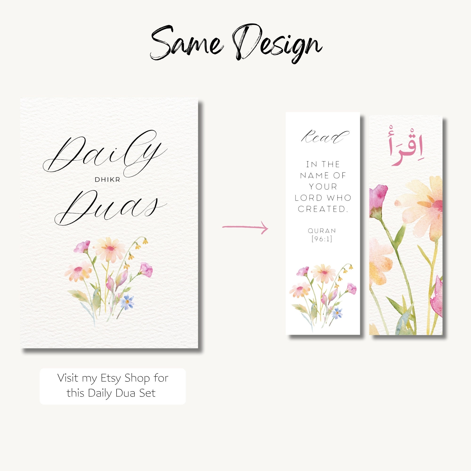 6 Islamic Bookmarks Set, Quranic Bookmark, Bookmark Ramadan, Bookmark ...