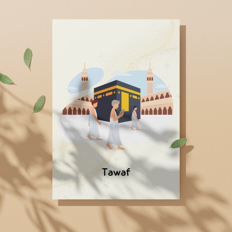 Umrah Kids Flashcards, Kids Umrah Flashcards, Islamic Activities, Kids ...