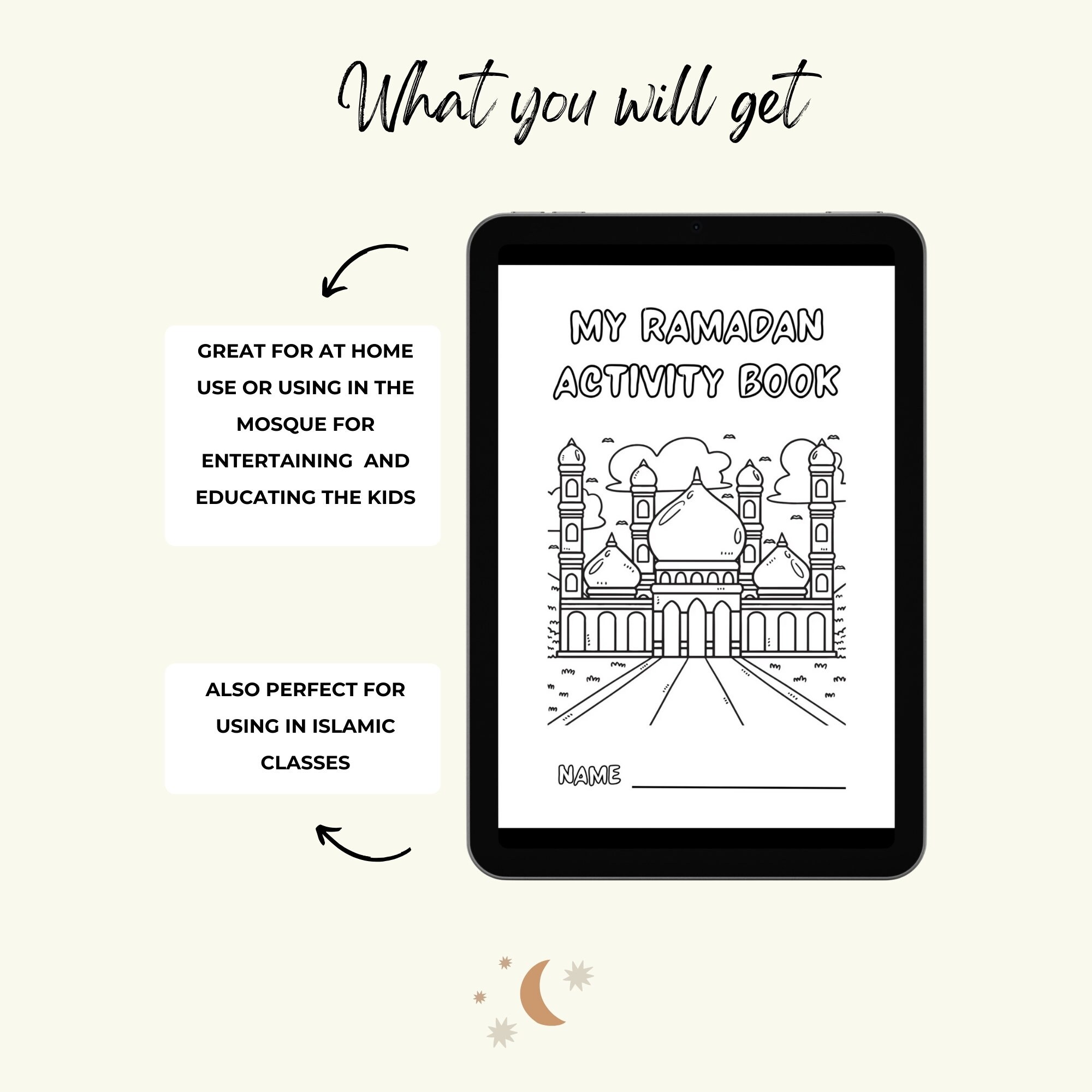 Ramadan Coloring Printable, Eid Activity Book, Ramadan Printable ...