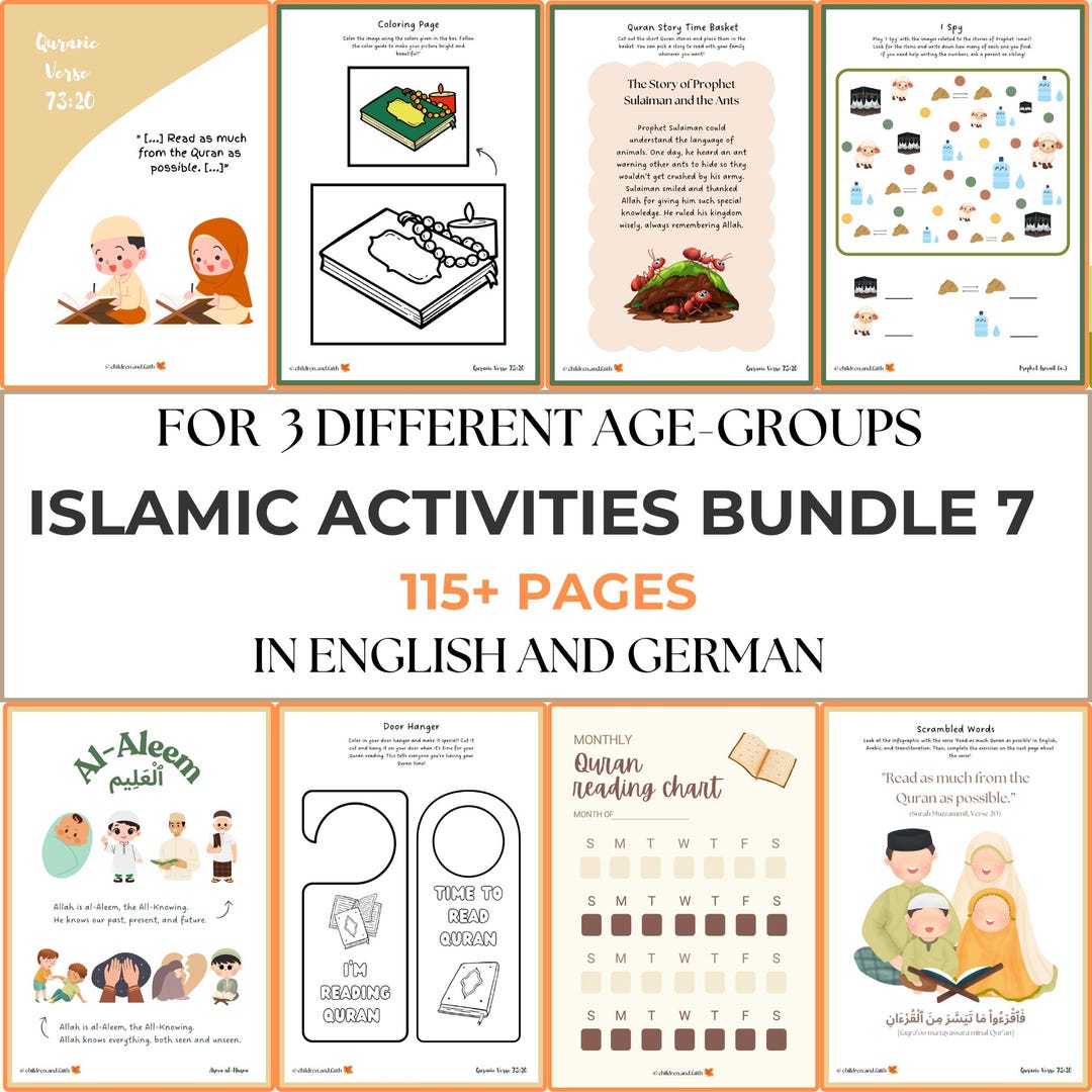 Islamic Activity Book,prophet Ismail,25 Prophets of Islam,quranic ...