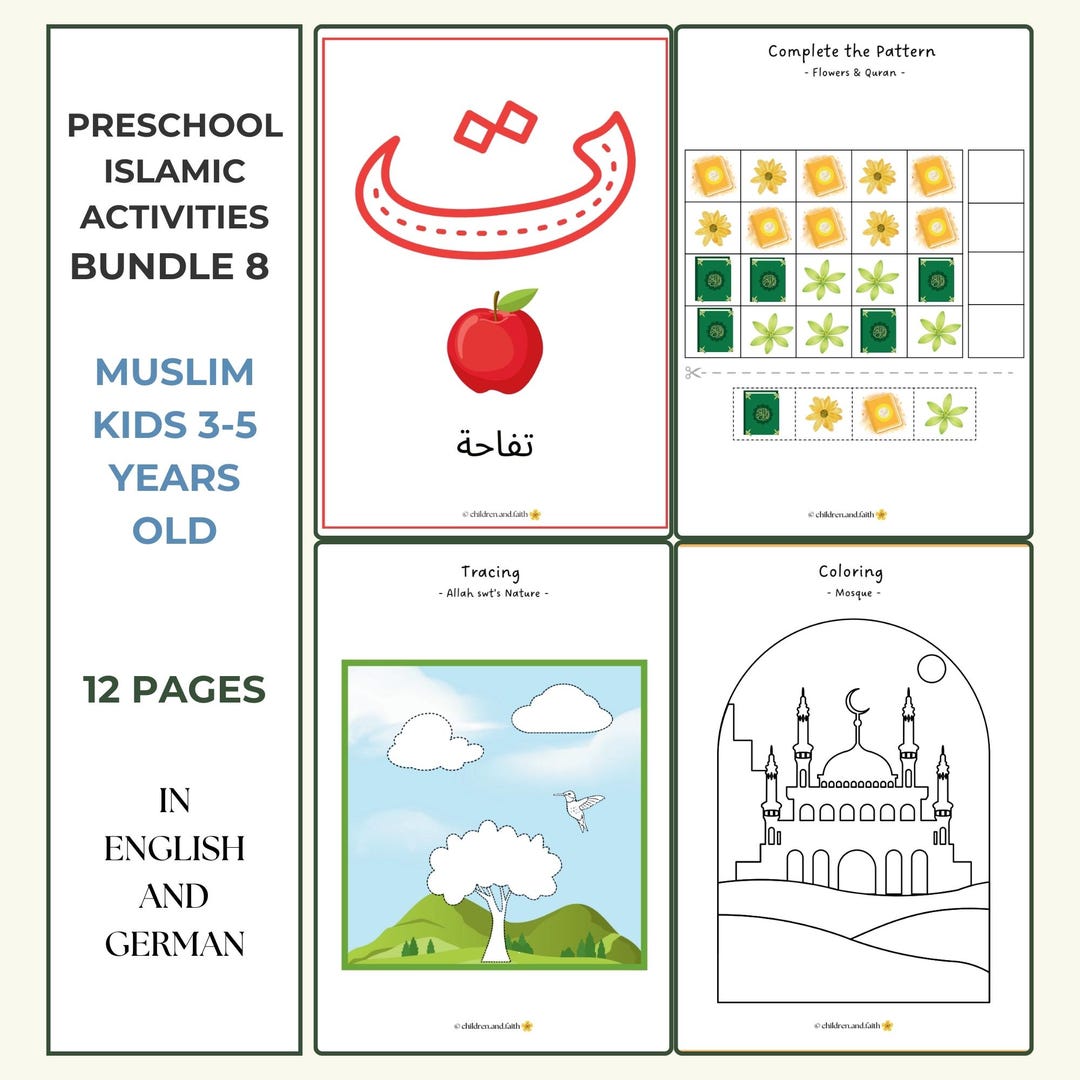 Ramadan Crafts,mindful Kid Activity,eid Kids Activity,islamic ...