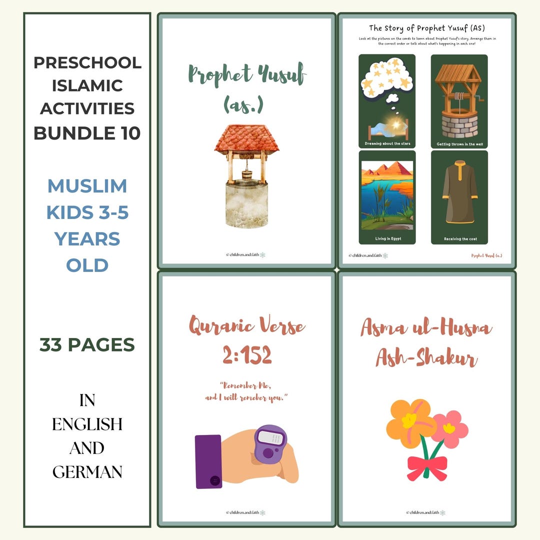Muslim Kids Learning Binder,islamic Busy Book,quiet Book for ...