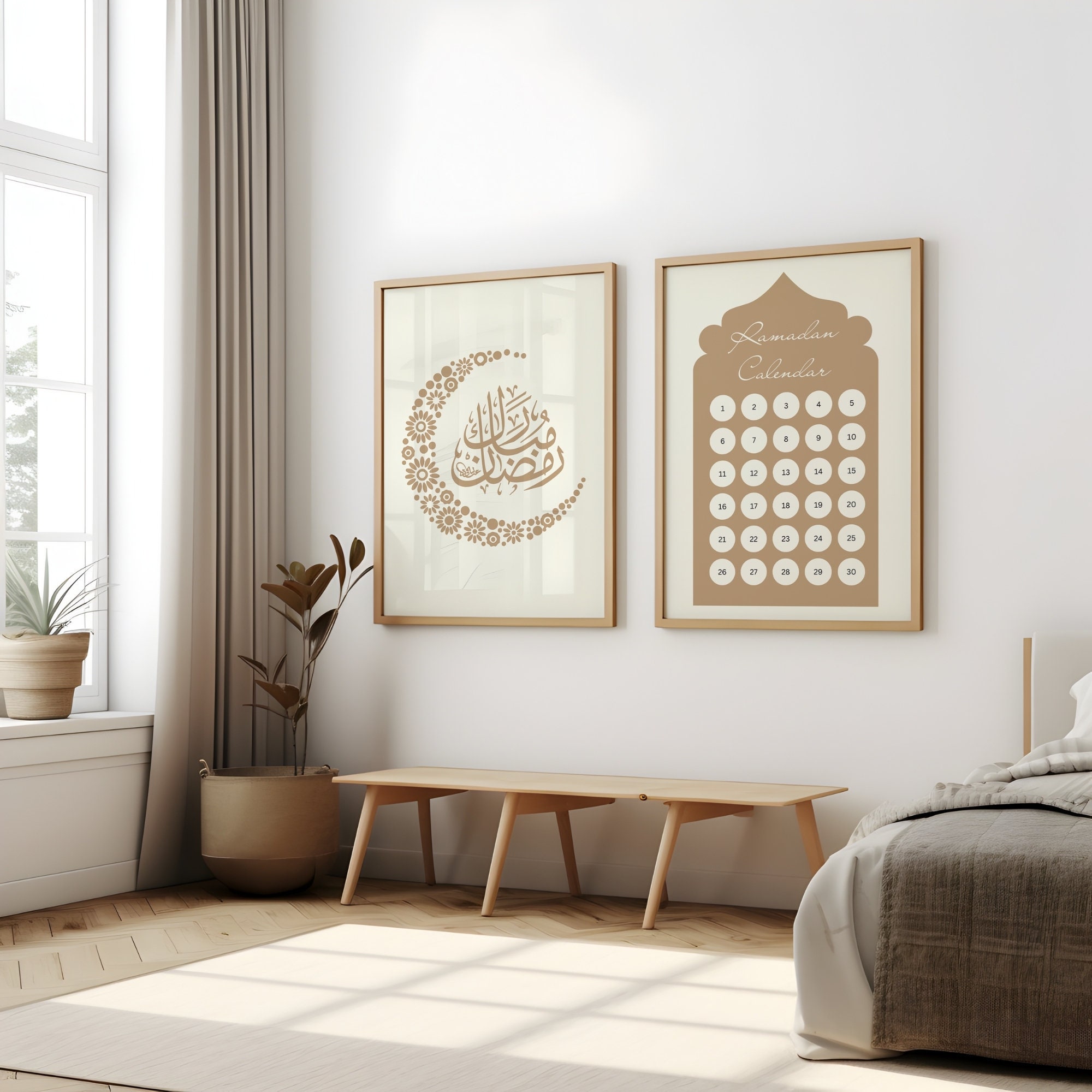 Ramadan Countdown Calendar, Countdown to Eid, Calendar Ramadan Print ...