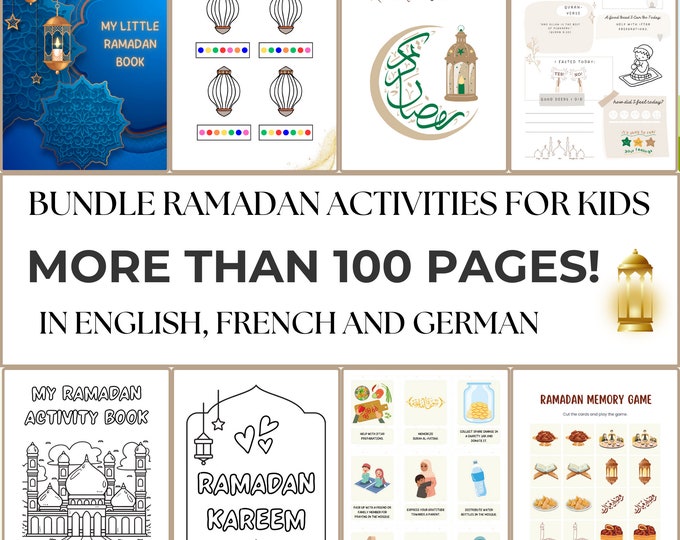 Ramadan Printable for Kids | Ramadan Calendar for Children | Toddler ...