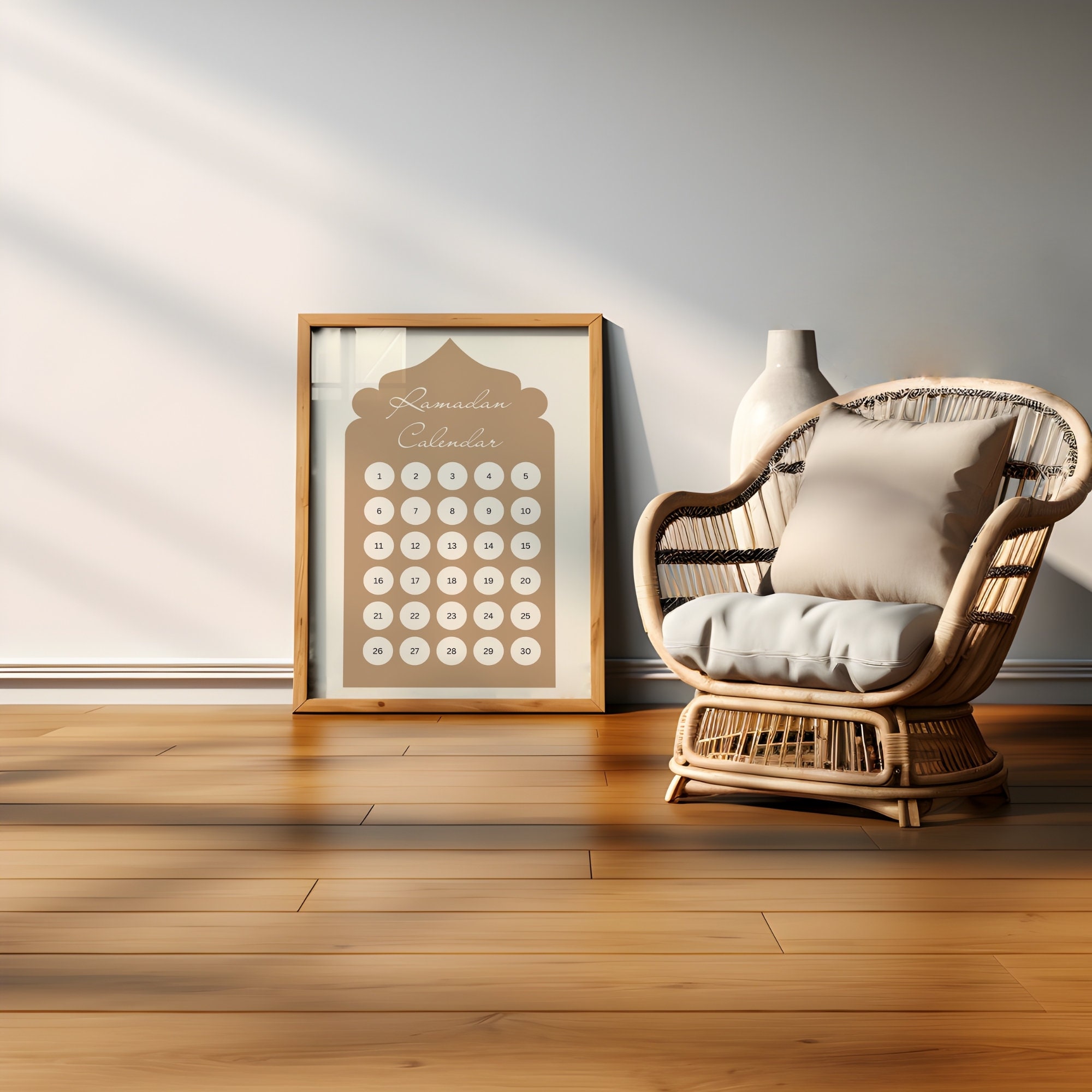 Ramadan Countdown Calendar, Countdown to Eid, Calendar Ramadan Print ...