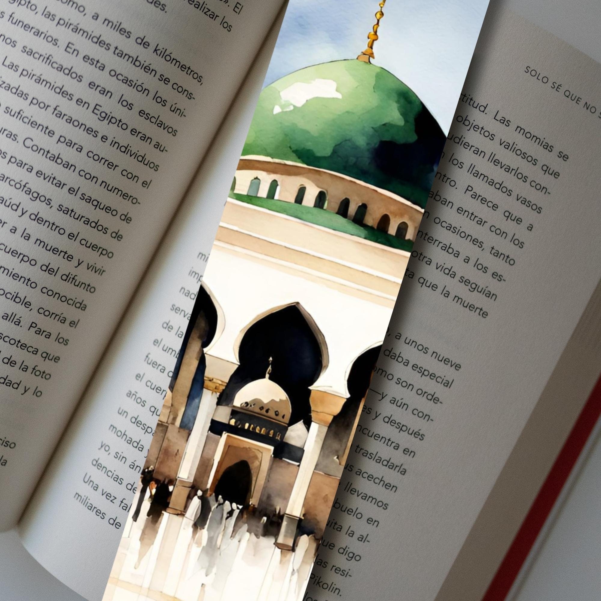 Islamic Bookmarks, Quranic Bookmark, Oriental Pattern Watercolor, Al ...