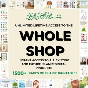 Printable Islamic Worksheets,kids Coloring,muslim Book for Kids,islamic ...