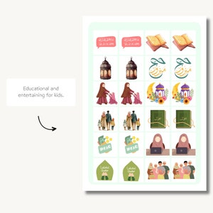 Islamic Activity Memory Game, Toddler Activity Islam, Islamic ...