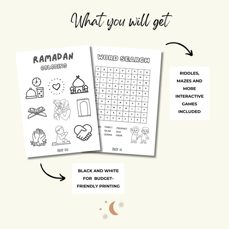 Coloriage du Ramadan à imprimer, Cahier d'activités de l'Aïd, Coloriage ...