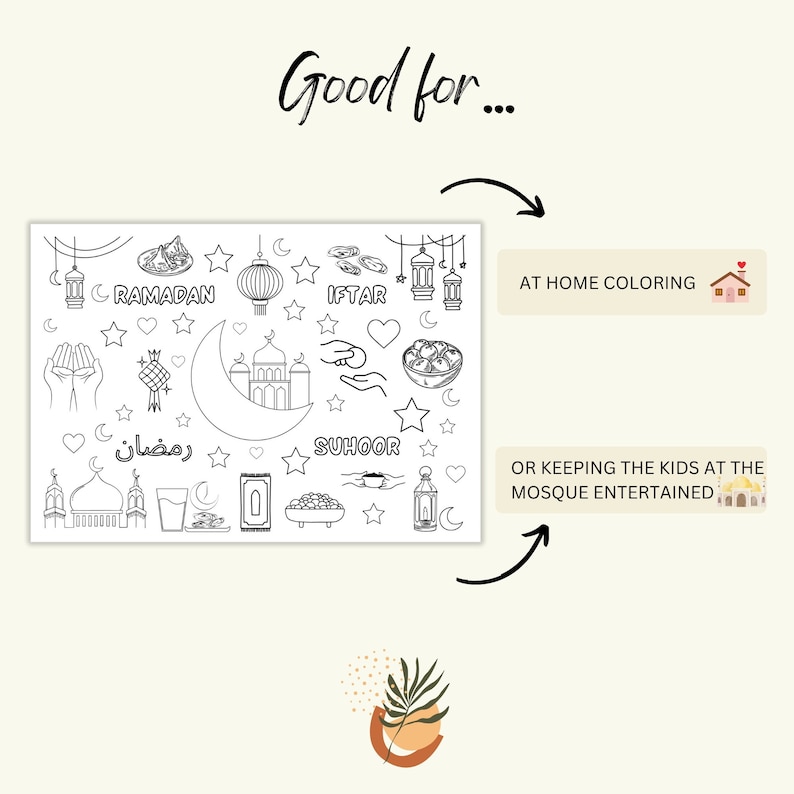 Ramadan Coloring Poster, Ramadan Coloring Kids, Printable Ramadan ...