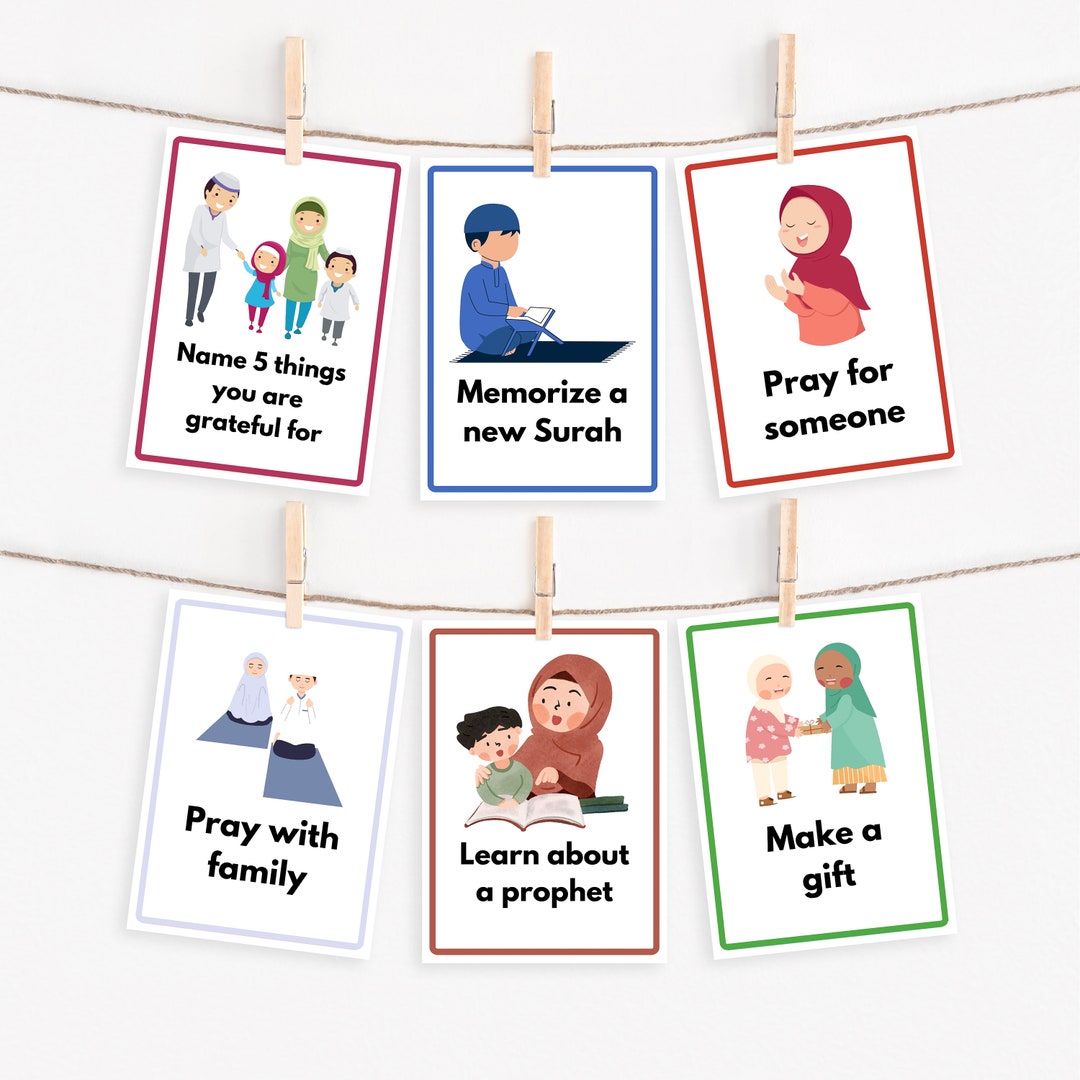 50 Good Deeds Cards Ramadan Good Deed Flashcards Good Deeds - Etsy
