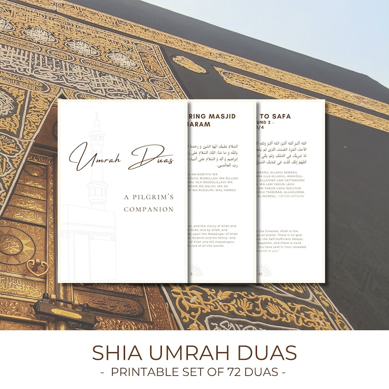 Shia Umrah Duas Shia Umrah Guide Umrah Dua Shia Umrah Dua - Etsy UK