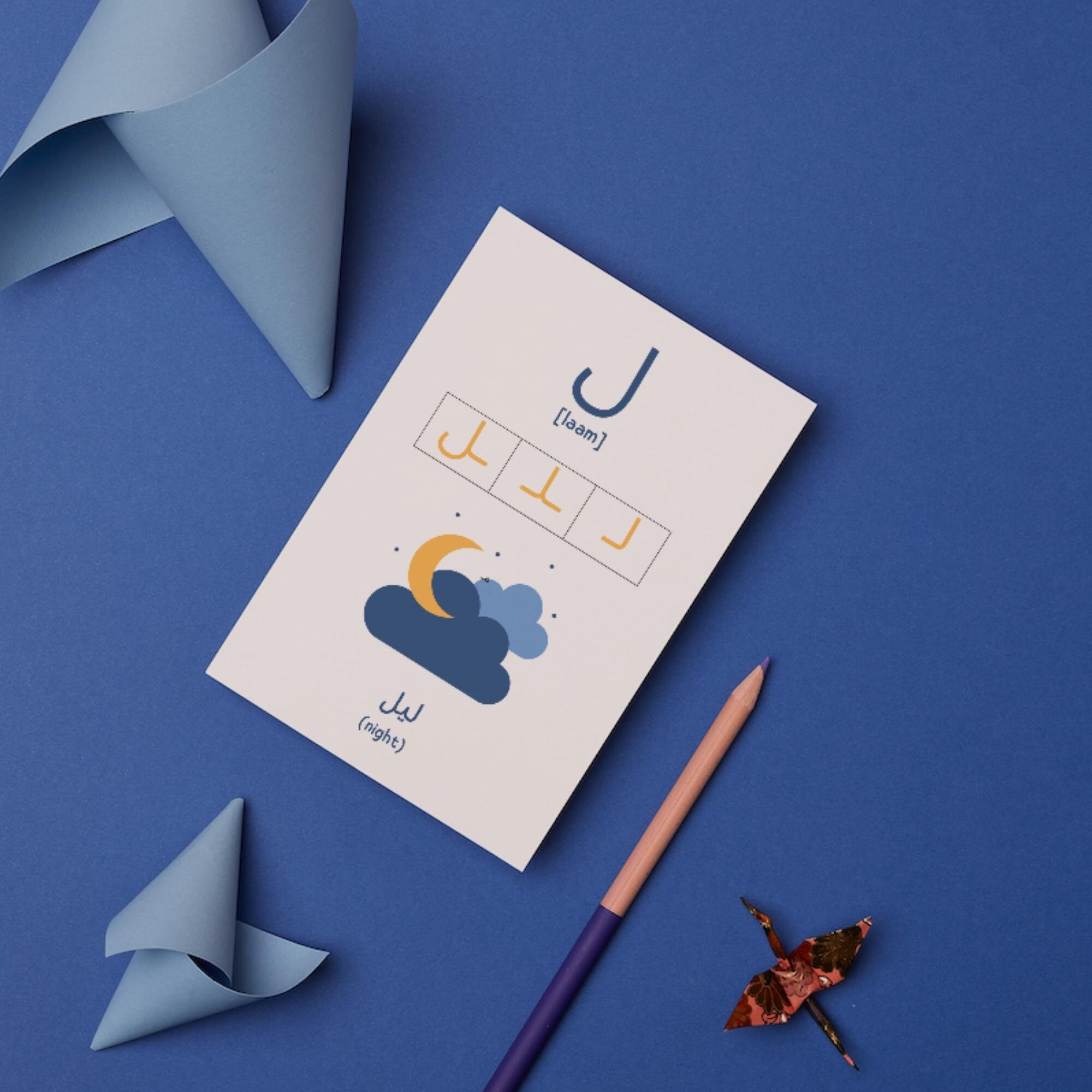 Arabic Letters Flashcards, Arabic Alphabet Flashcards, Arabic Letters ...