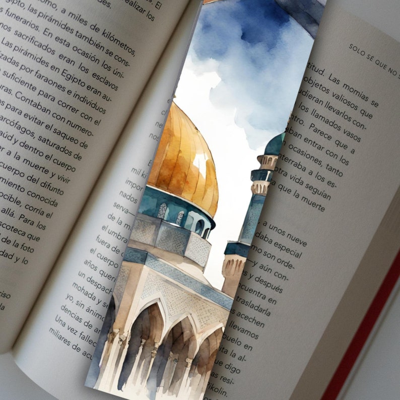 Islamic Bookmarks, Quran Bookmark, Ramadan Bookmark, Dome of the Rock ...
