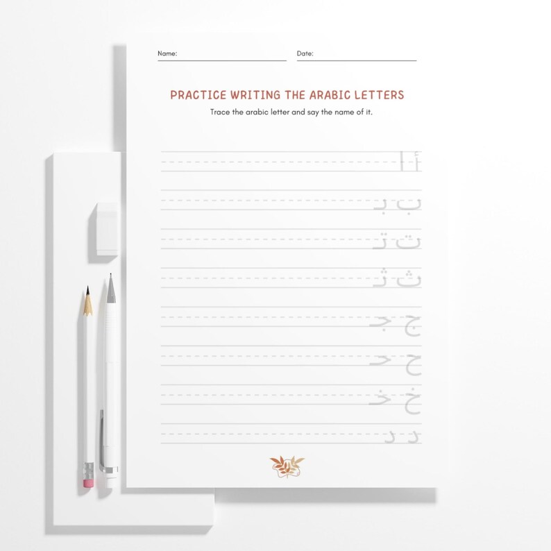Learn Arabic, Arabic Tracing, Arabic Handout, Arabic Writing Practice ...