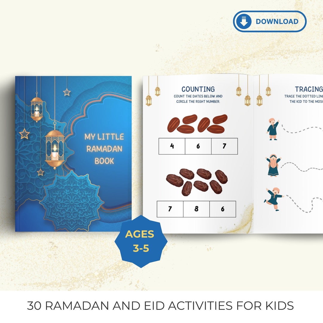 Ramadan Activity Book, Ramadan Toddler, Ramadan Kids Printable, Eid ...