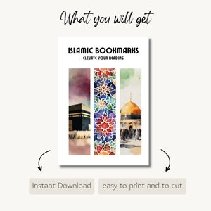 Islamic Bookmarks, Quran Bookmark, Ramadan Bookmark, Kaabah, Shia ...