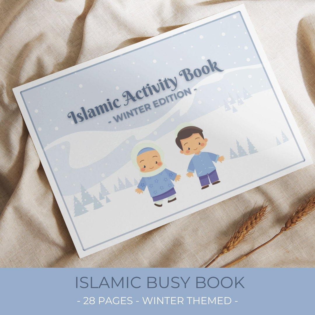 Busy Book Islam Kids, Islamic Activity Book Winter, Islamic Activities ...