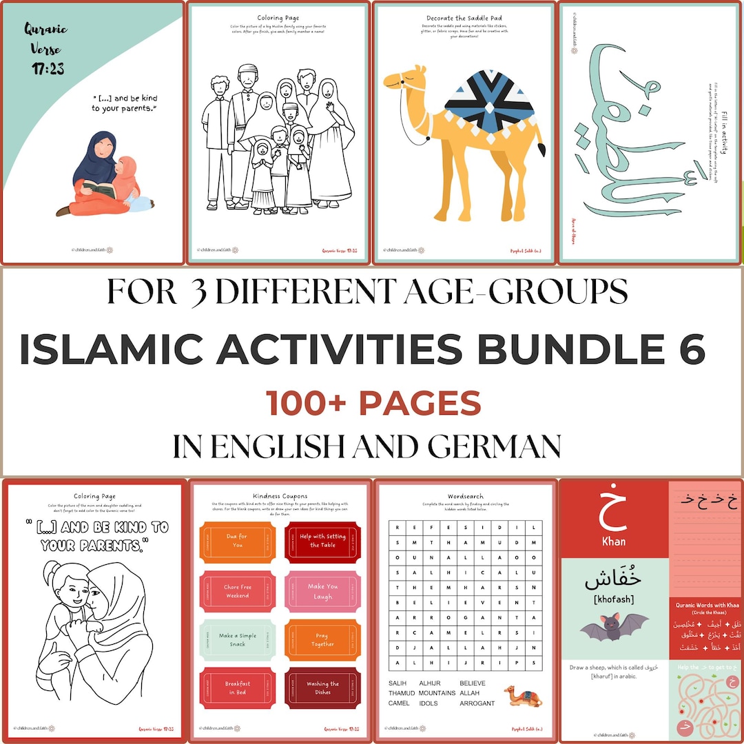 Islamic Activities Book,prophet Salih,25 Prophets of Islam,quranic ...