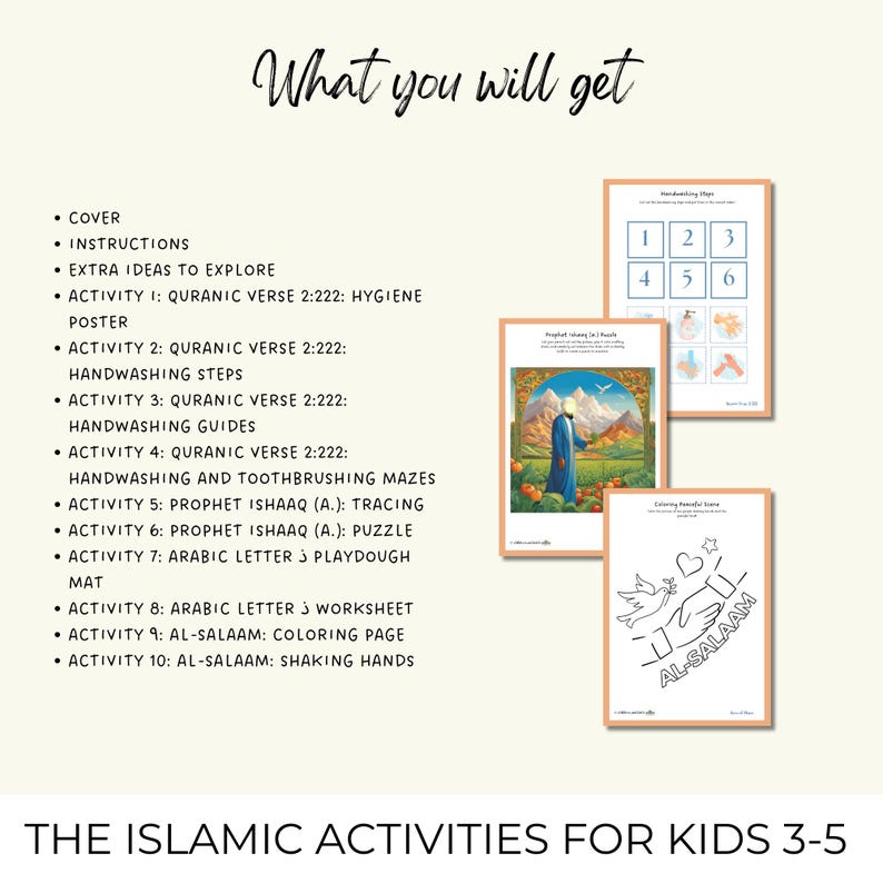 Islamic Activity Book,prophet Ishaaq,25 Prophets of Islam,quranic ...
