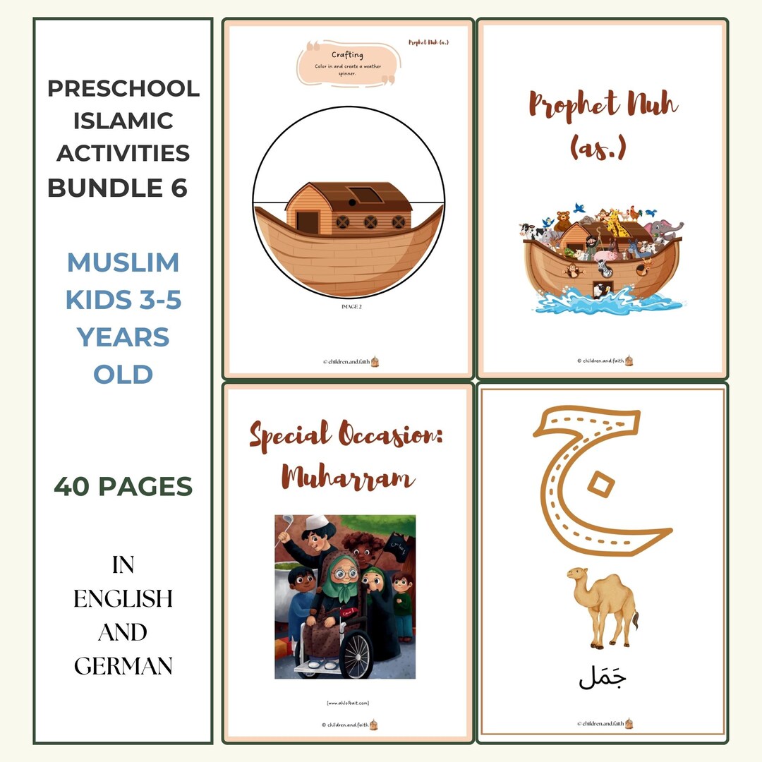 Educational Ramadan Activities for Kids - Learn About Prophet Nuh and ...