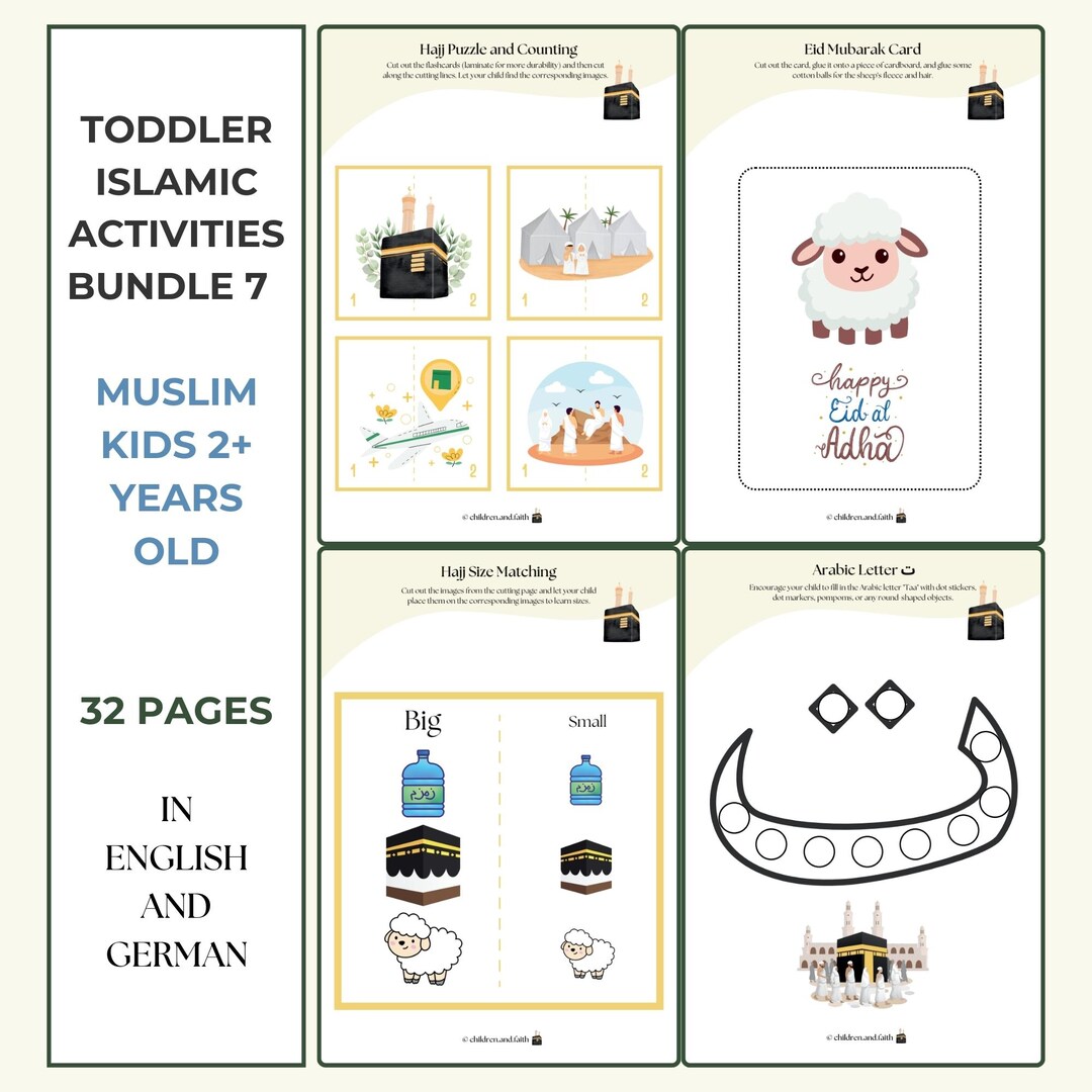 Ramadan Islamic Activity,ramadan,toddler Activity Islam, Islamic ...