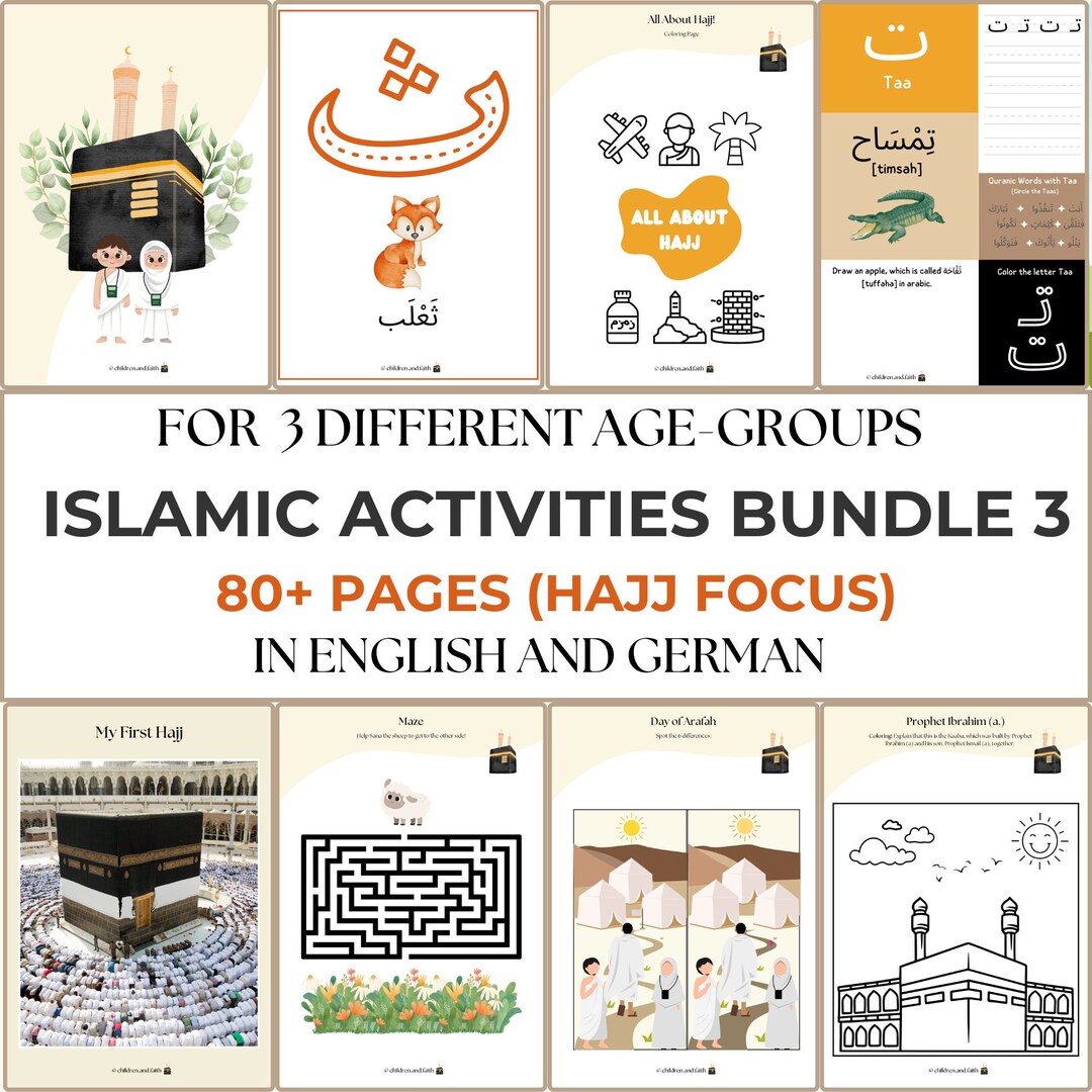 Hajj Kid, Prophet Ibrahim, Islamic Activities for Kids, Muslim Kids ...