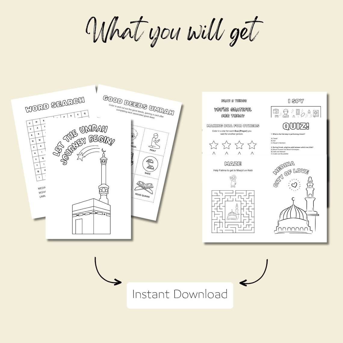 Umrah Activities, Umrah Kids, Umrah Games, Umrah for Kids, Umrah Kids ...