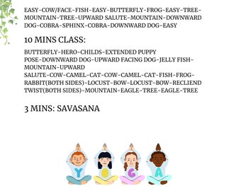 Pet Yoga Lesson Plan Kit, Animal Yoga, Pets, Mindfulness, Kids Yoga ...