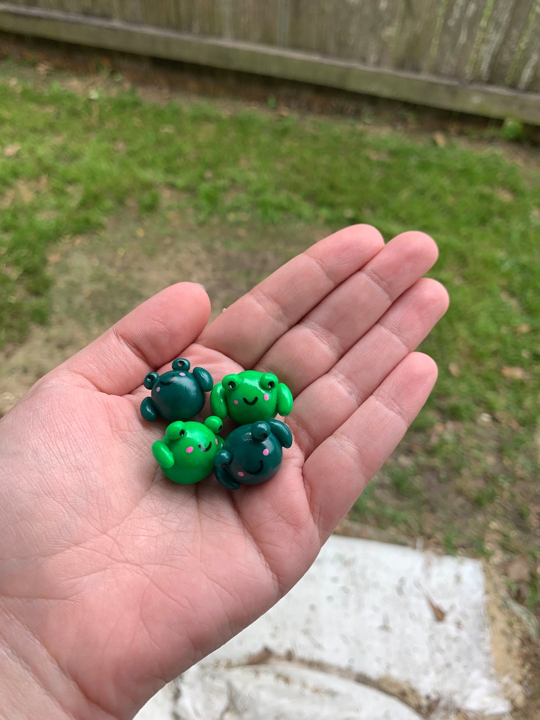 Mini Cute Clay Frog - Etsy