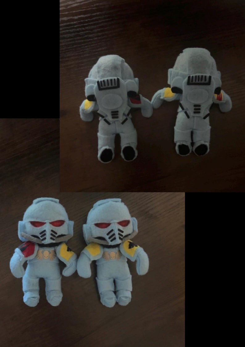 Warhammer Space Marine Plush, Monitor Gaming Accessory, Felt Plushie ...