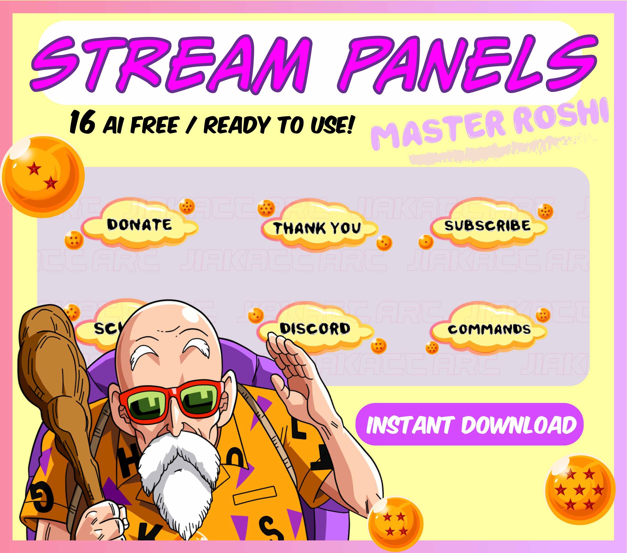 16 Anime Themed Stream Panels for Twitch - Etsy
