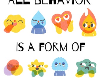 All Behavior is A Form of Communication Autism SVG Files for Cricut ...
