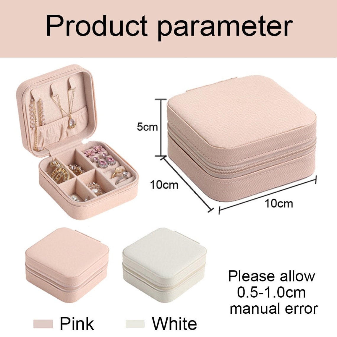 Personalized Jewellery Box Pink, Girls Jewelry Box Personalised Gift ...