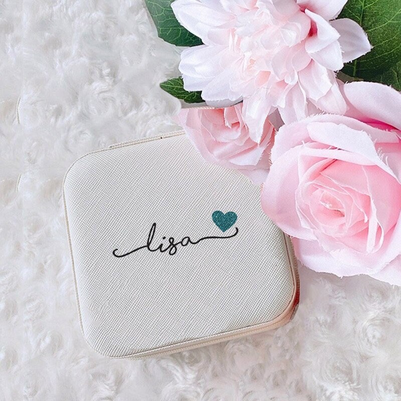 Personalized Jewellery Box Pink, Girls Jewelry Box Personalised Gift ...