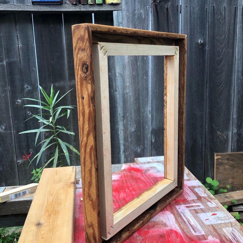 Recycled Wood Frame - Etsy