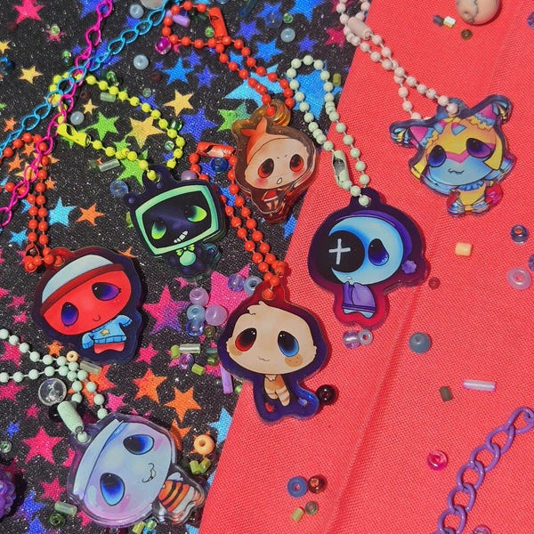 Dandy World Keychain - Etsy