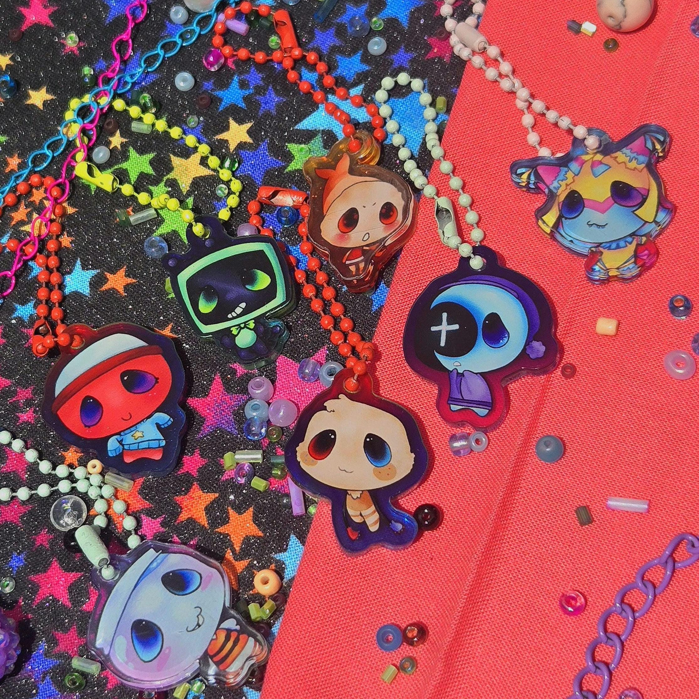 Dandy’s World Inspired Keychain Phone Charms - Etsy